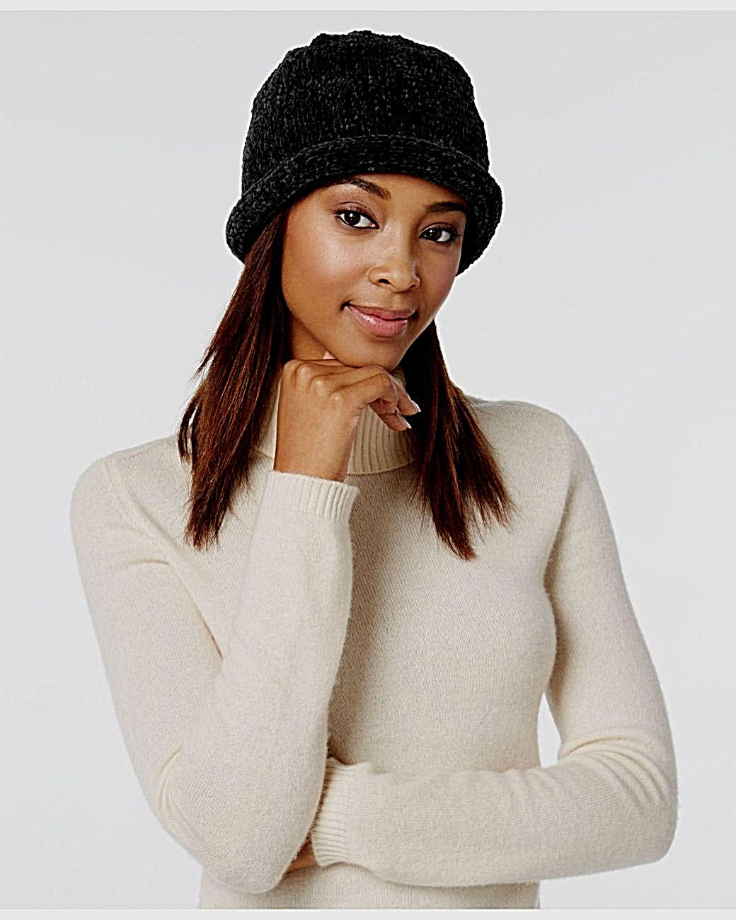 August Hats Crochet Classic Chenille Roll-Up Hat – Shoppers Galore